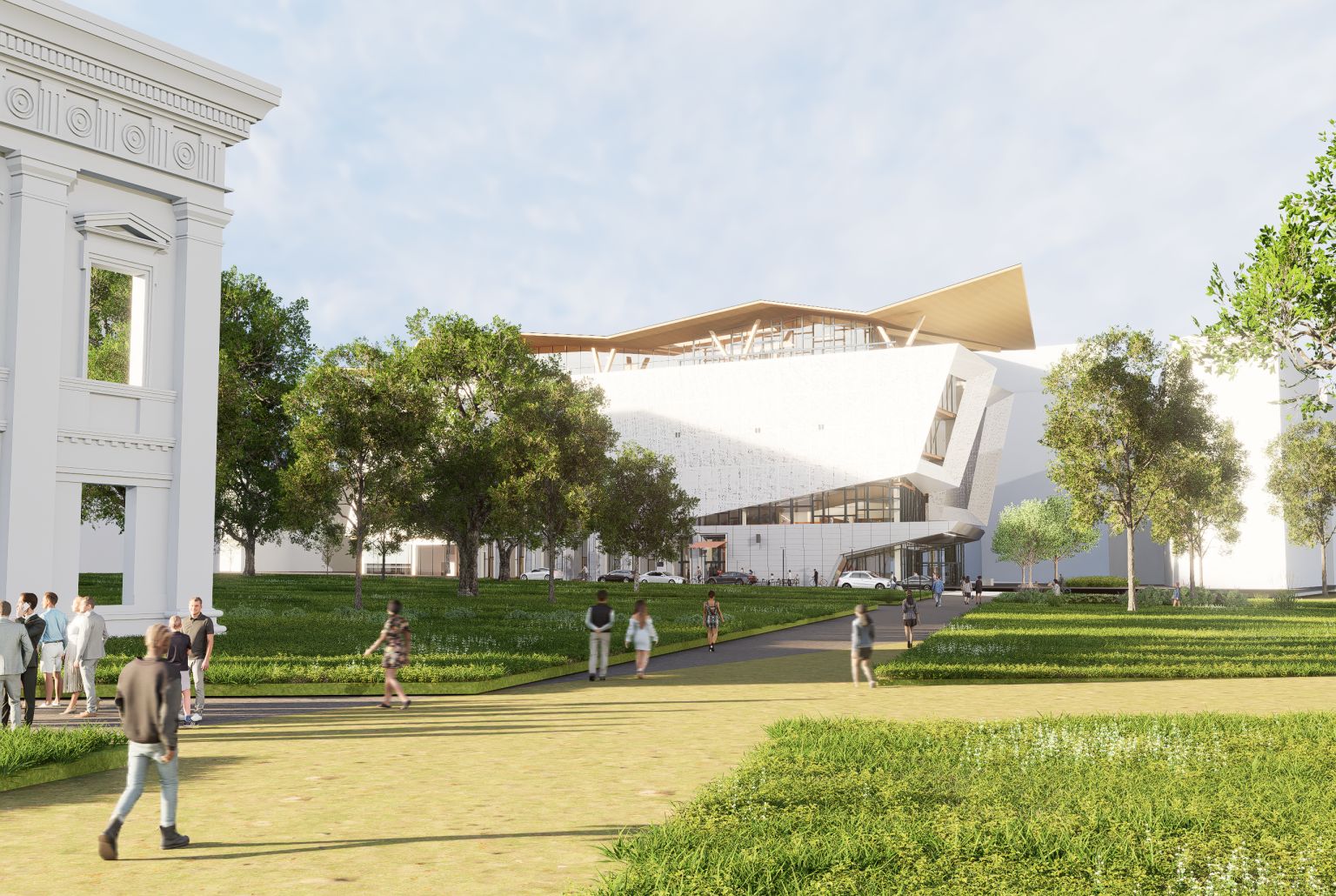 Exterior Render - Normal School_effect - Evelyn Foster - Study ...