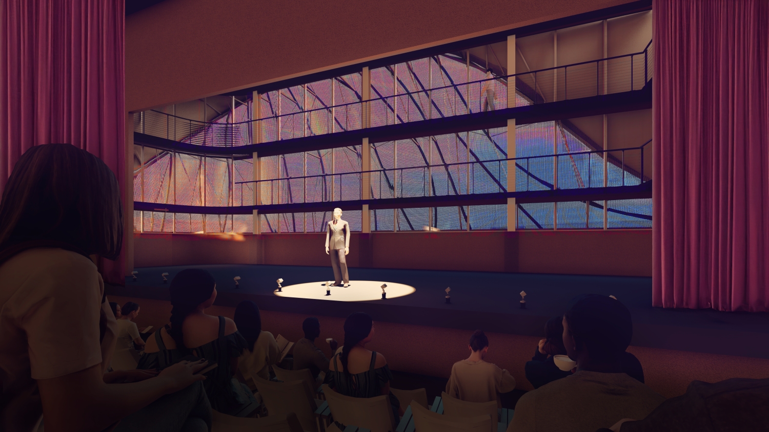 Image 2 - Interior Render Theater Space - Sydney Hopkins - Study ...